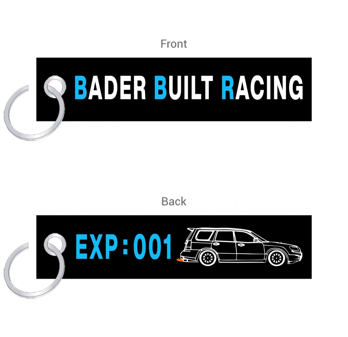 BBR Forester STI Jet Tag – Bader Built Racing