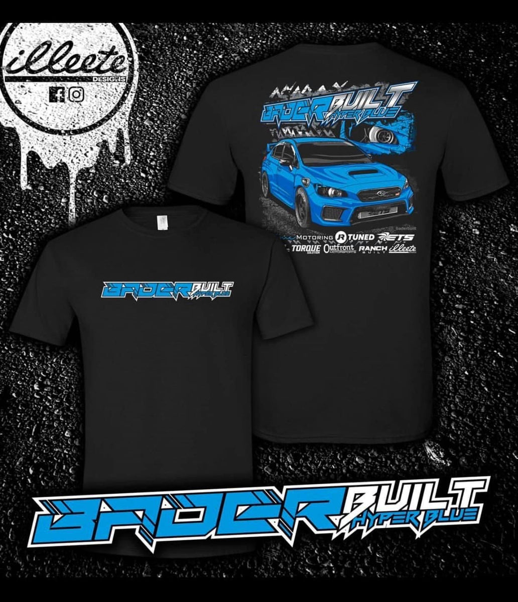 Hyper Blue Limited T-Shirt – Bader Built Racing